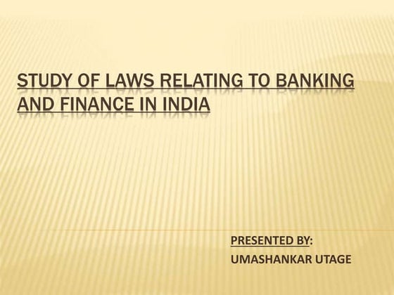 RBI and its role presentation | PPTX