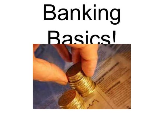 INTRODUCTION TO BANKING | PPT