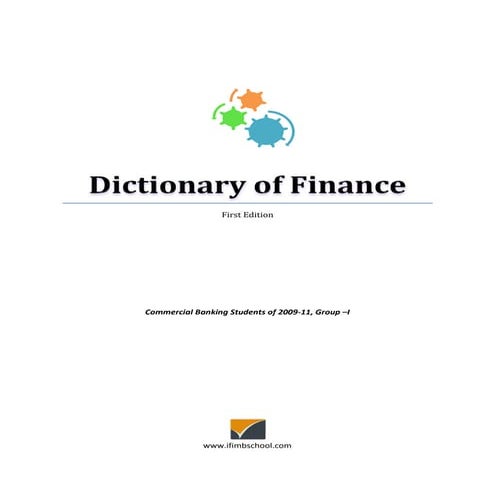 Banking dictionary | PDF