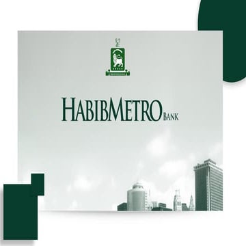 Habib Metro Bank Presentation of Bnaking Course | PPTX