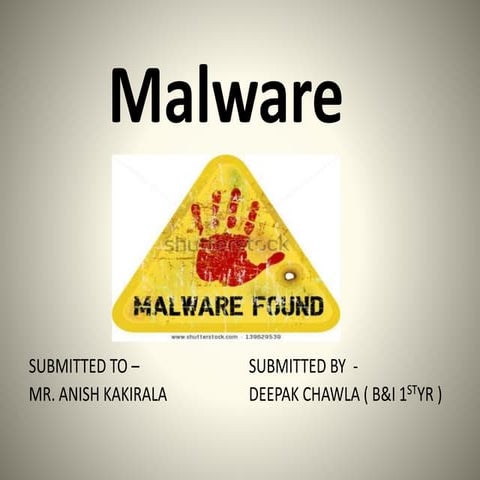 Malware Analysis | PPTX
