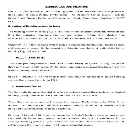 INTRODUCTION TO BANKING | PPTX