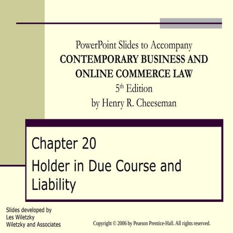 BANKING LAW HOLDER INDUE COURSE AND LIABILITY (1).ppt