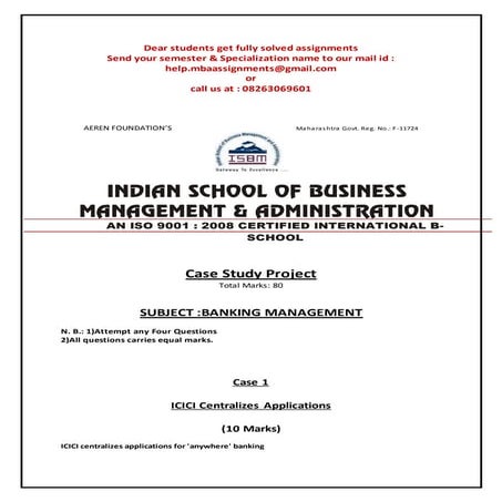 Banking management | PDF