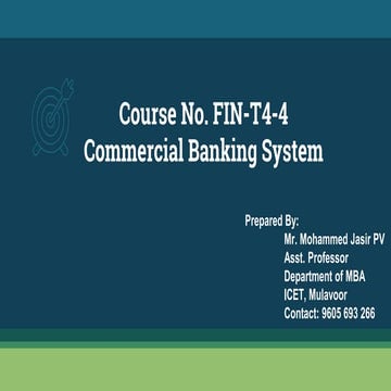 Bankingmodule1 181217051517 | PPT