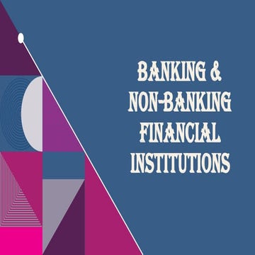 Banking & Non Banking Financial Institution .pdf | Financial Regulation ...