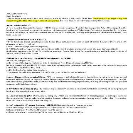 Banking notes | DOCX