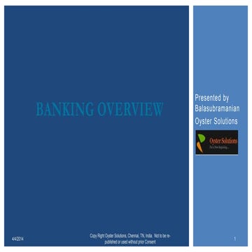 Banking overview | PPT