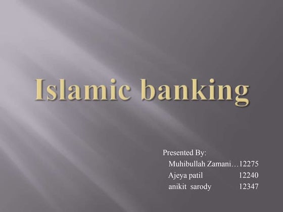 Conventional banking vs islamic banking | PDF