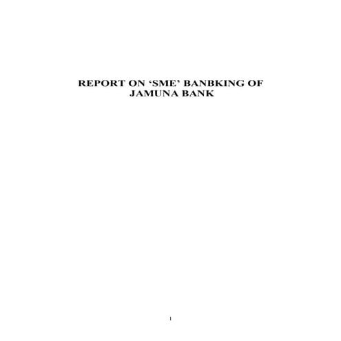 Banking report | DOCX | Small and Medium-sized Business | Business