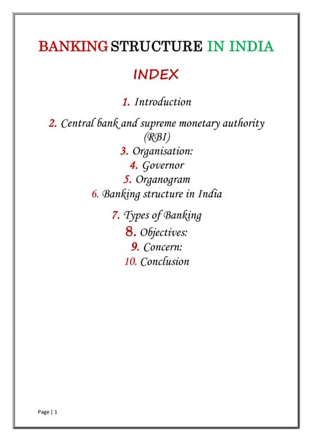 Role of RBI in Control of Credit - Economics Project Class 12 (2019-20 ...