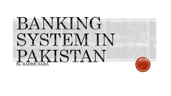 Role of state bank of pakistan | PPT