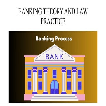 BANKING THEORY UNIT - V.pptx pjicyvhvhcx | PPTX