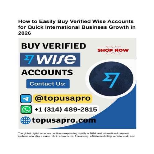 Top 7 Trusted Websites to Buy Verified Wise Accounts Securely in 2026 | PDF