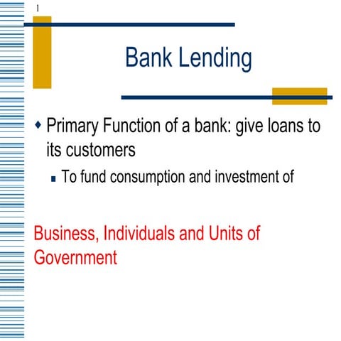 Bank Lending.pptx