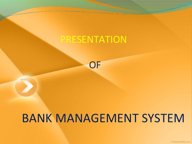 Bank management system