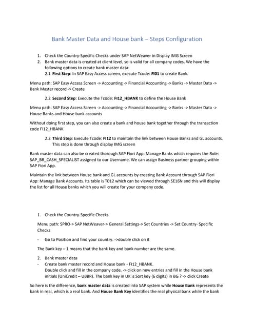 Customer master Data | PDF