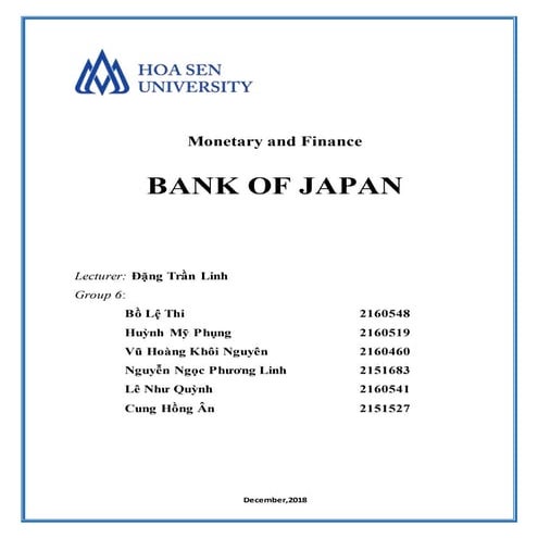 Bank Of Japan | DOCX
