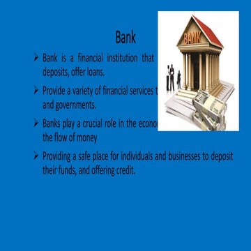 Bank Presentation.pptx | Business Banking & Finance | Business