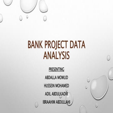 Bank project | PPTX