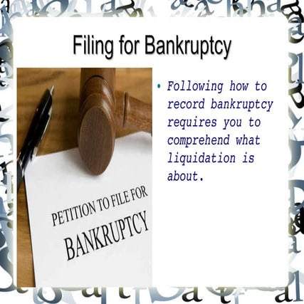 filing bankruptcy | ODP