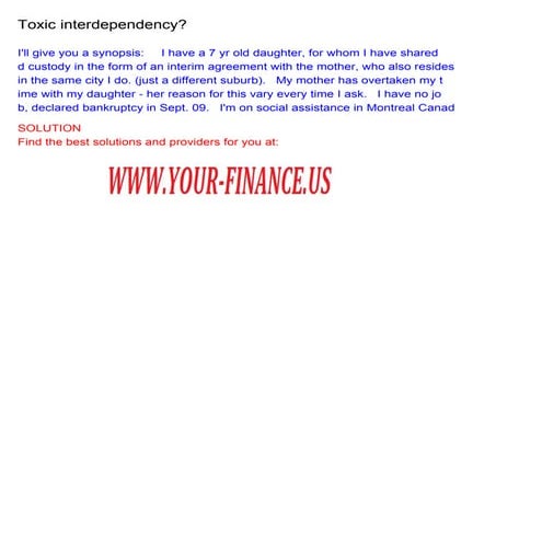 Toxic interdependency? | PDF