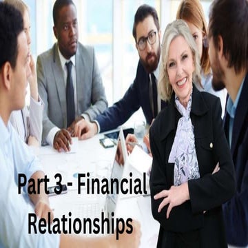 Financial Relationships - Your Business | PPTX