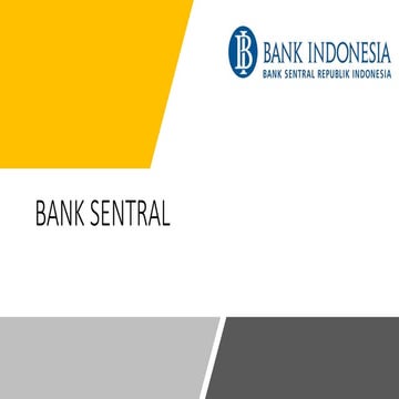 Bank_Sentral.pptx perbankan umum dan sentral | PPTX