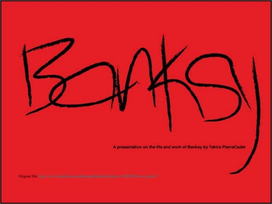Banksy presentation | PPT