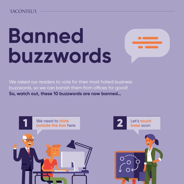 Banned buzzwords by Raconteur | PDF
