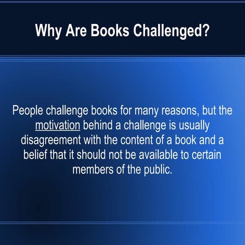 Censorship: Banned Books | PPT