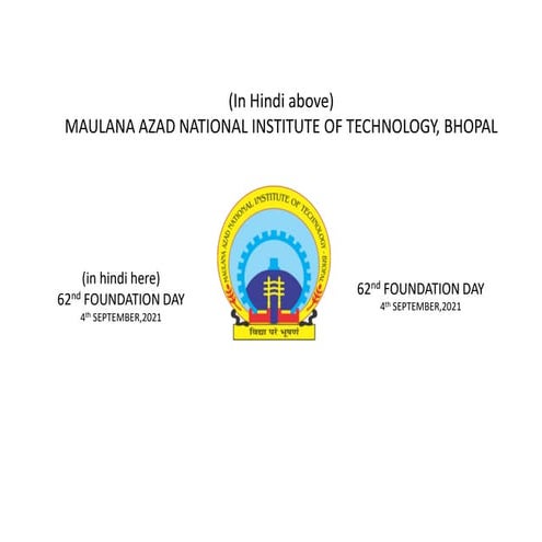 Banner for foundation day and its inauguration | PDF