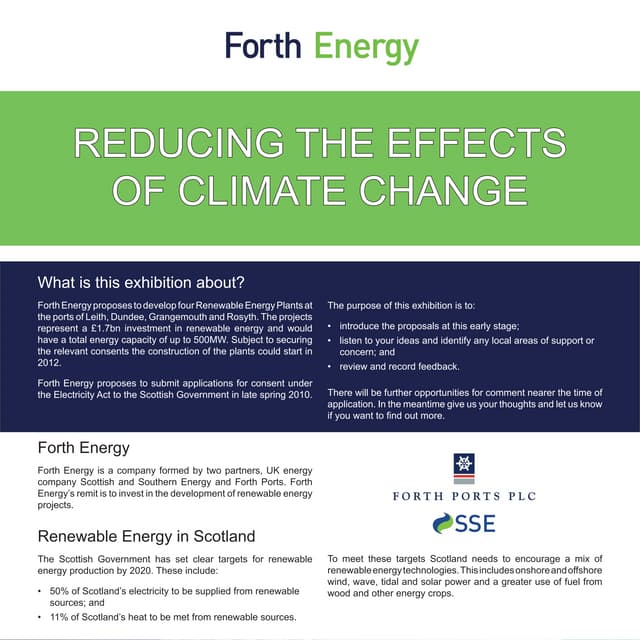 Forth Energy Consultation Panel 1 | PDF