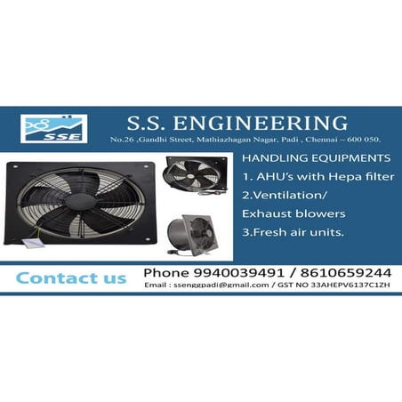 SS Engineering Chennai | PDF