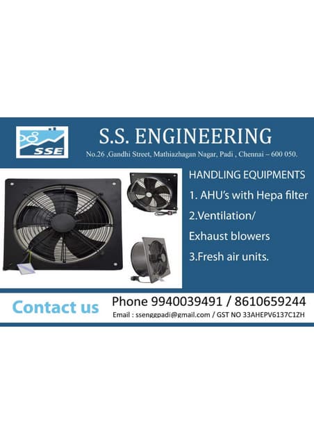 SS Engineering Chennai | PDF