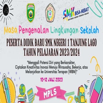 Banner MPLS yang ada di sekolah akan membuay | PDF