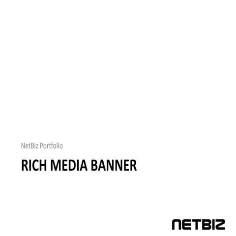 NetBiz Rich Media Banners Portfolio | PDF