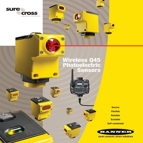 Banner Wireless SureCross 45 brochure | PDF