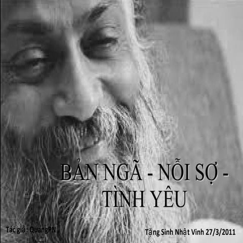 Bản ngã - Tình yêu - Nỗi sợ | PPS