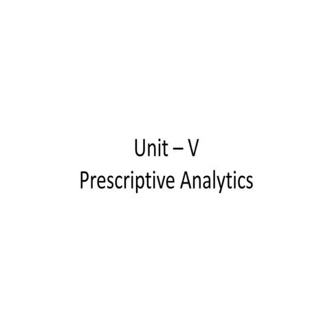 BA notes unit - V.pptx y | PPT