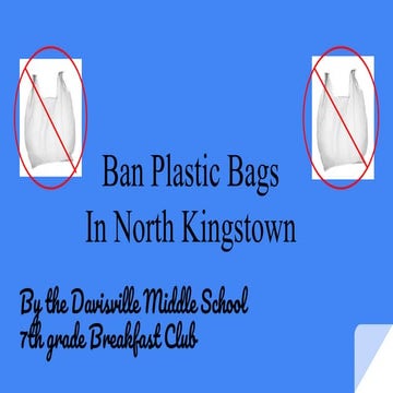 Ban Plastic Bags | PPTX