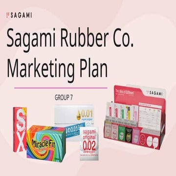 Sagami Rubber Co. Marketing Plan: Premium Condom Brand Strategy and ...