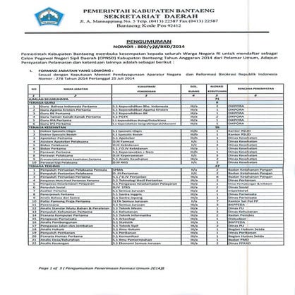 Bantaeng | PDF