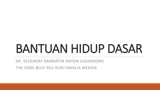 Bantuan hidup dasar 2020 | PPTX