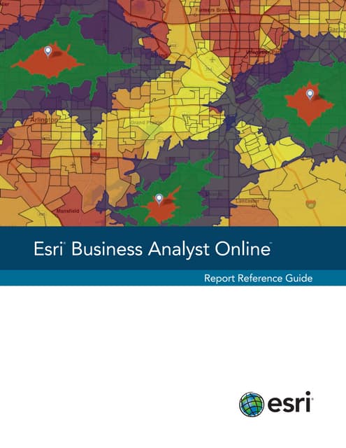 Esri Business Analyst | PDF