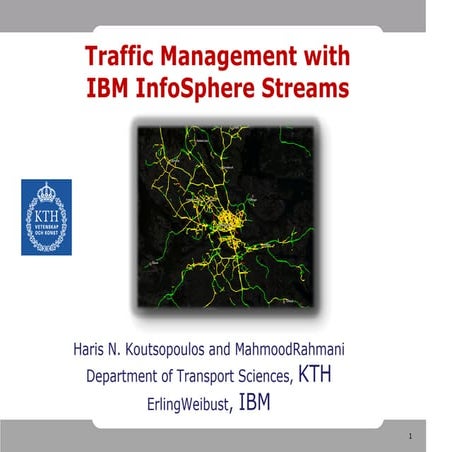 IBM Business Analytics and Optimization - Traffic Management with IBM ...