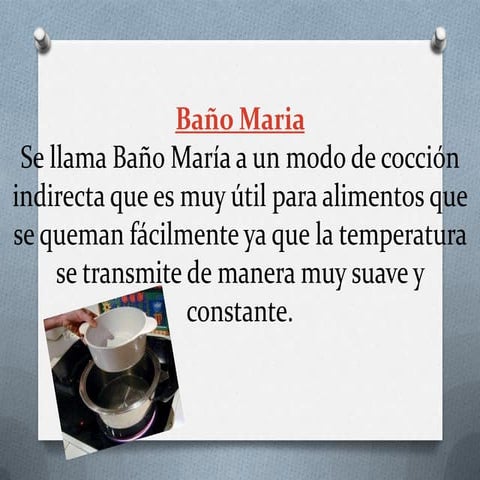 Baño maria | PPTX