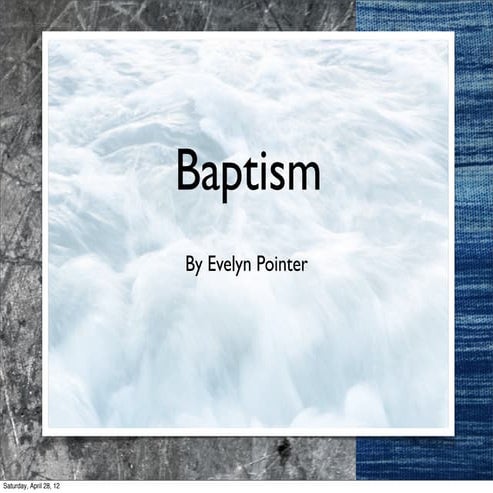 Baptism | PDF