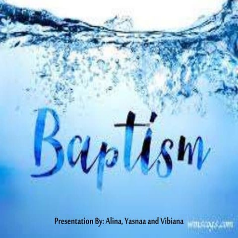 Church Baptism Powerpoint