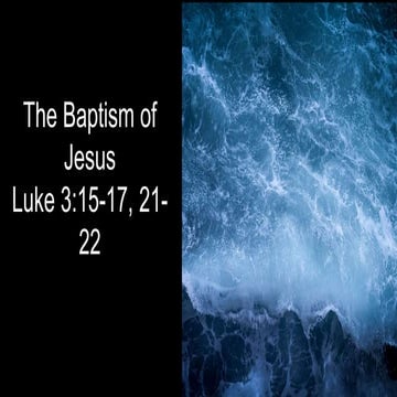 Baptism of jesus | PPTX